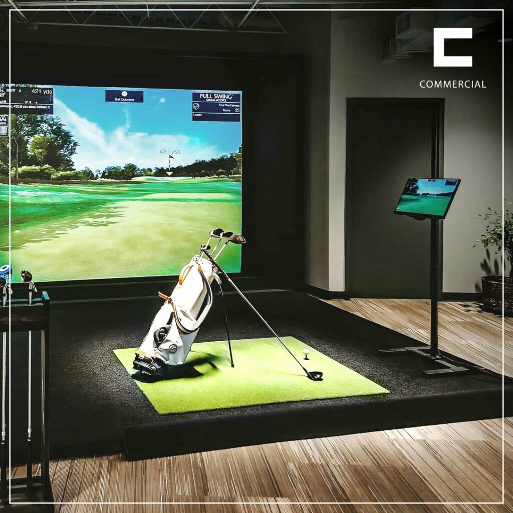 Immersive Golf Simulator Charlotte Office | CO-DA